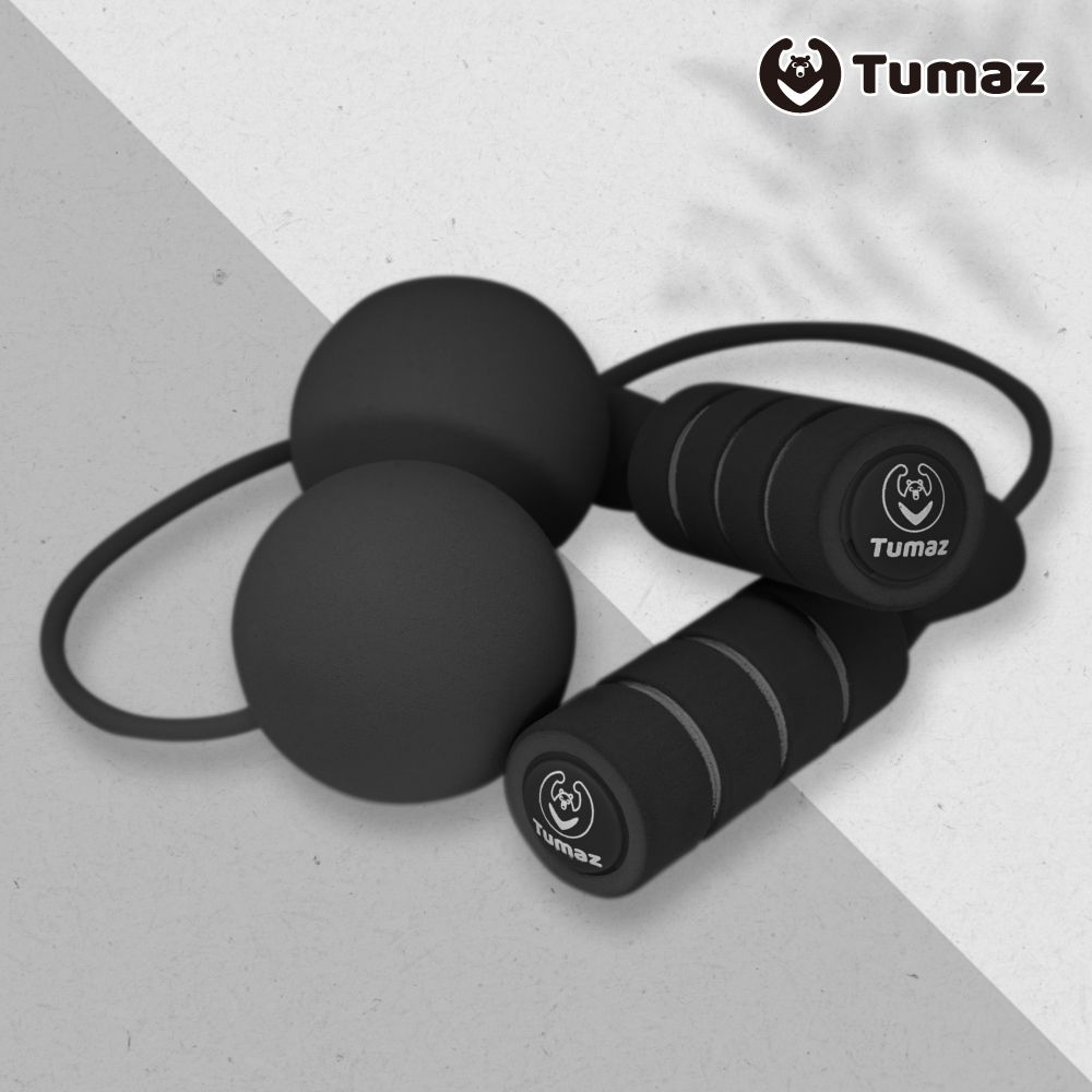 【Tumaz月熊健身】單球跳繩 質感黑 - PChome 24h購物