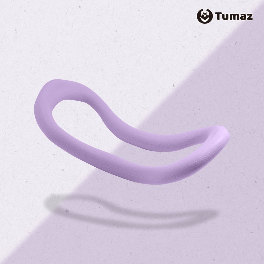 【Tumaz月熊健身】TPE雲紋瑜珈環 葡萄紫 免運/瑜珈輔助/雕塑體態/開背伸展/禪環 - PChome 24h購物