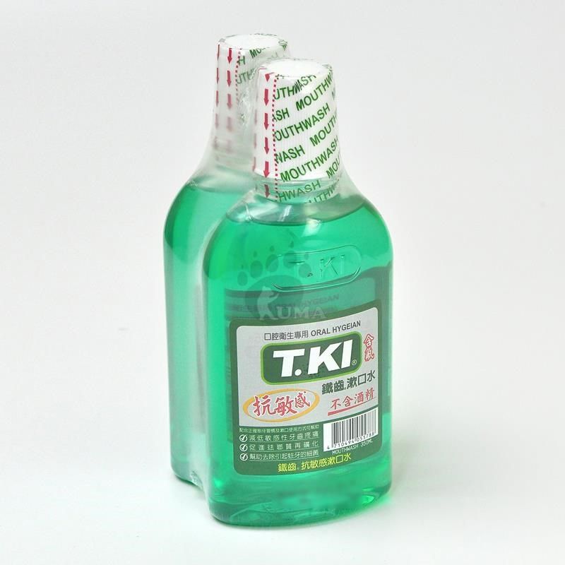 T.KI 鐵齒 抗敏感漱口水(不含酒精)350ml (2組) - PChome 24h購物