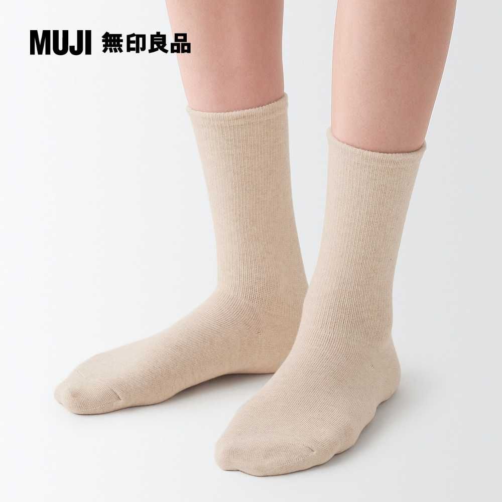 女棉混足口柔軟舒適錐形直角襪【MUJI 無印良品】 - PChome 24h購物