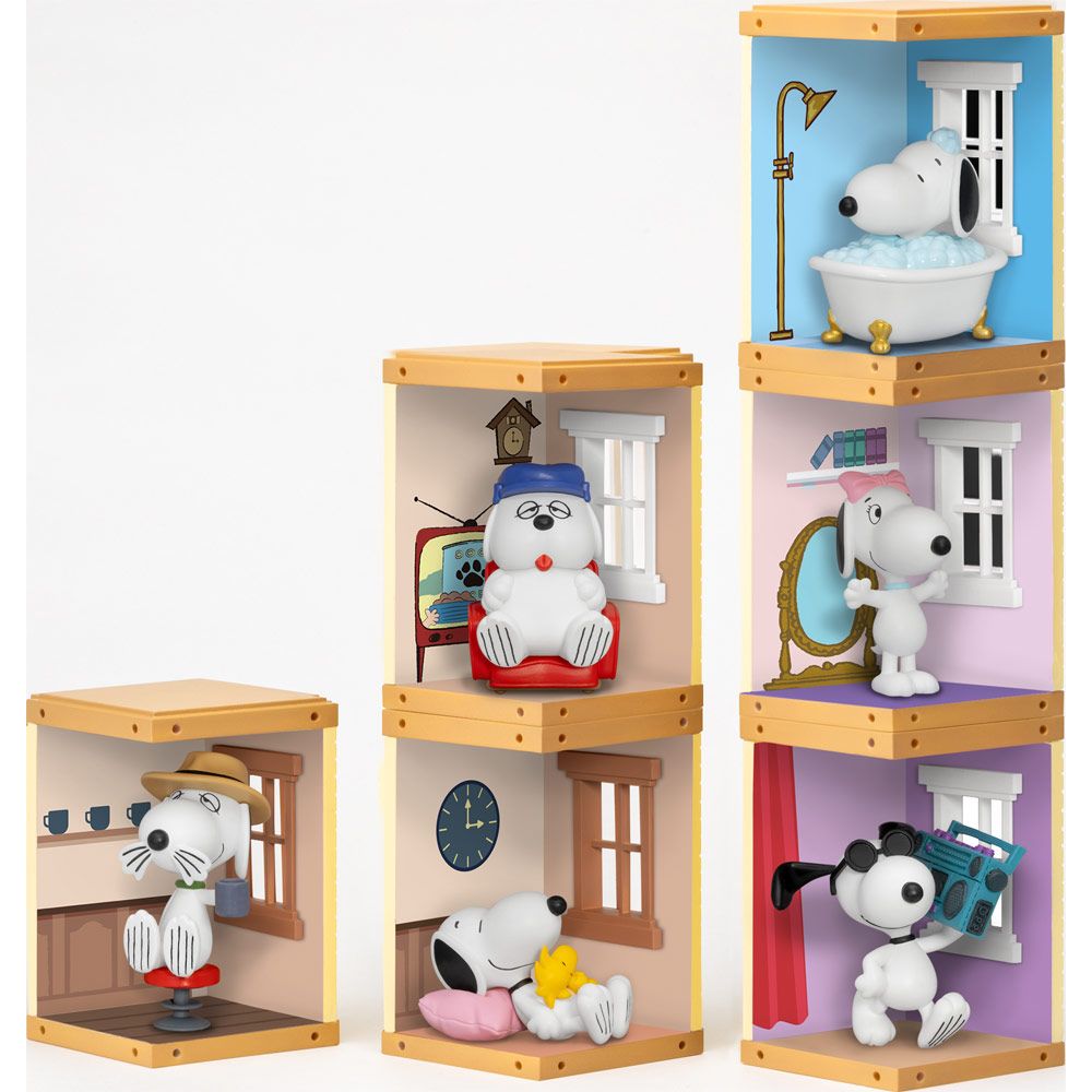 Beast Kingdom 野獸國 MEA-063 史努比公寓系列 盲盒套組(6入) - PChome 24h購物