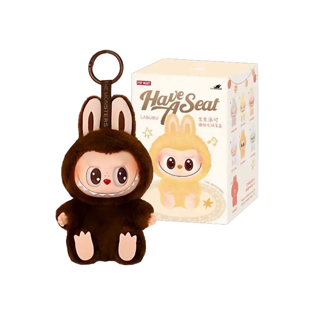 POPMART 泡泡瑪特 Labubu 坐坐派對 糖膠毛絨盲盒公仔 搪膠臉 公仔 盒玩 盲盒 單盒售 盲盒內款式隨機 PPMT-2407-0034 - PChome 24h購物