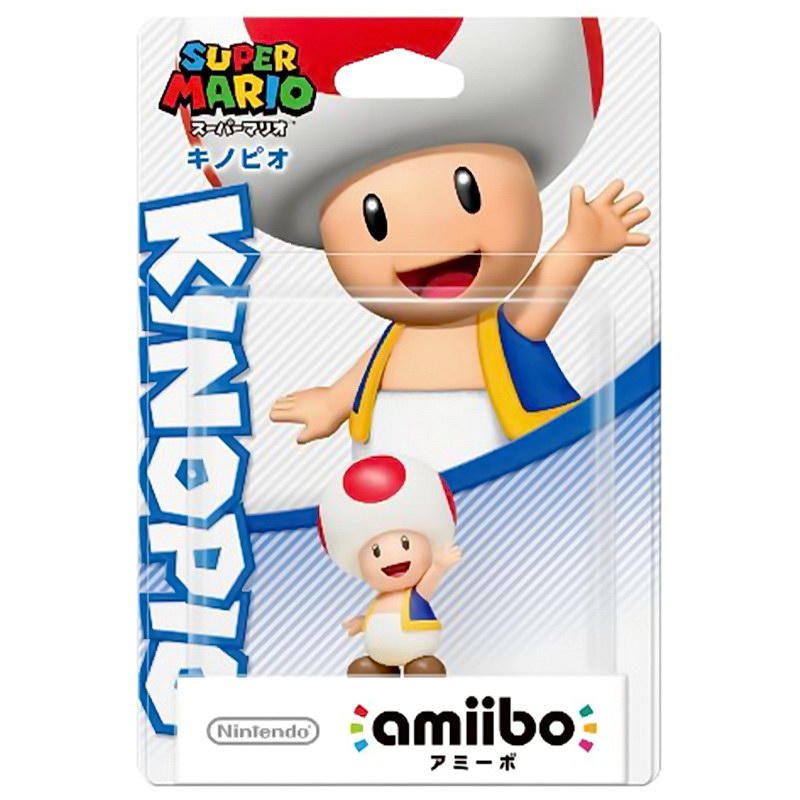 Nintendo 任天堂 AMIIBO NFC SWITCH NS 超級瑪利歐 奇諾比奧 SUPER MARIO KINOPIO TOAD - PChome 24h購物