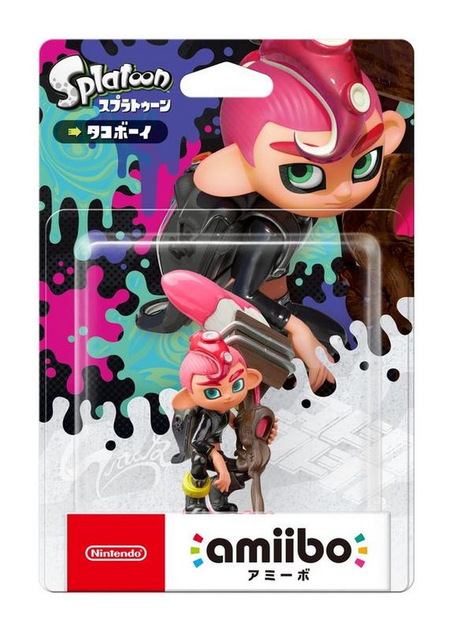 Nintendo 任天堂 AMIIBO NFC SWITCH NS 漆彈大作戰 斯普拉遁 章魚男孩 SPLATOON - PChome 24h購物