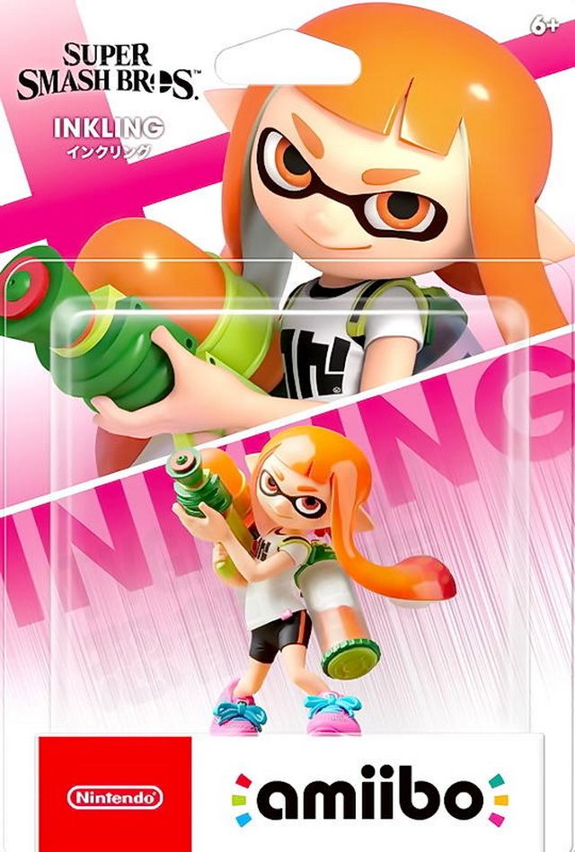 Nintendo 任天堂 AMIIBO NFC SWITCH NS 任天堂明星大亂鬥 橘色女孩 漆彈大作戰 斯普拉遁 ORANGEGIRL - PChome 24h購物