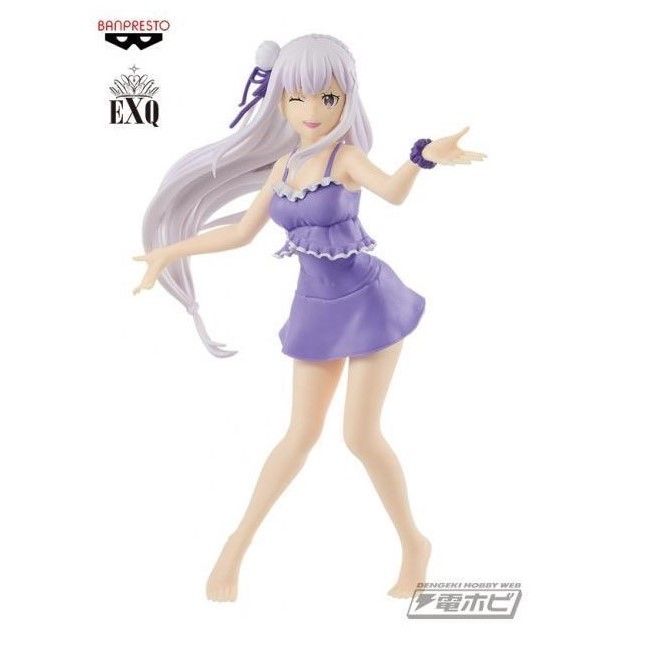 BANDAI 萬代 日版 EXQ Re : 從零開始的異世界生活 愛蜜莉雅 泳裝 『 玩具超人 』 - PChome 24h購物
