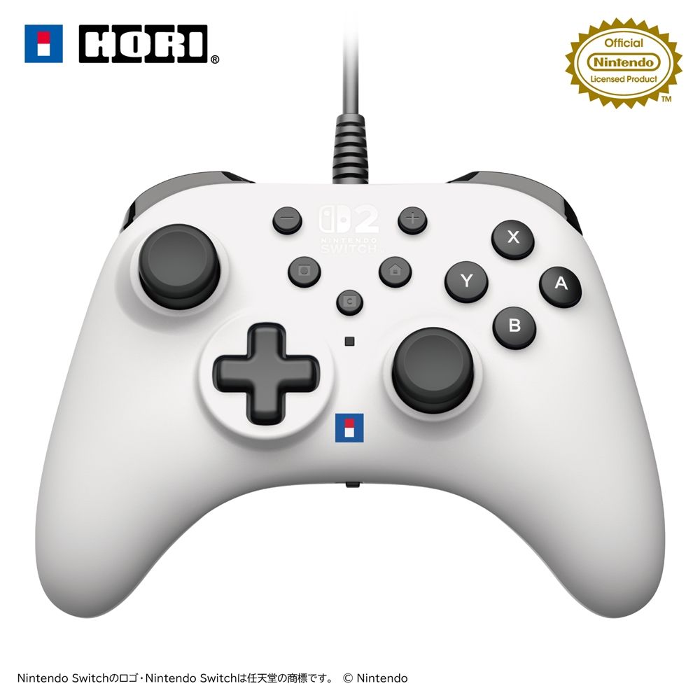 HORI Nintendo Switch 2 NS2 有線控制器 TURBO -白色(NSX-065) - PChome 24h購物
