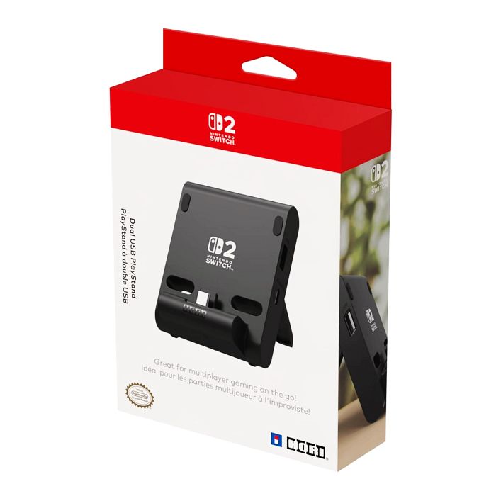 HORI NS2 Switch2 攜帶式 雙USB 直立架 NSX-002 - PChome 24h購物