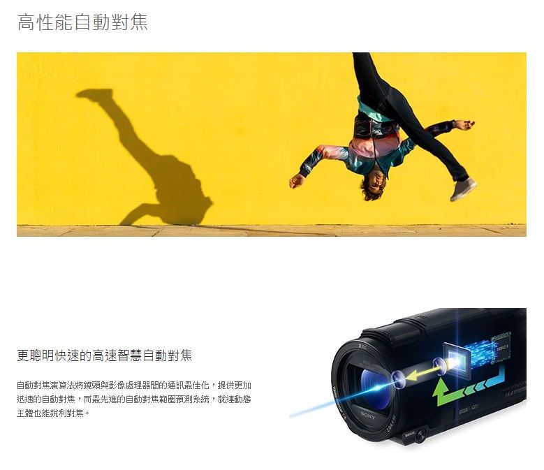 SONY 索尼 4K數位攝影機FDR-AX43A - PChome 24h購物