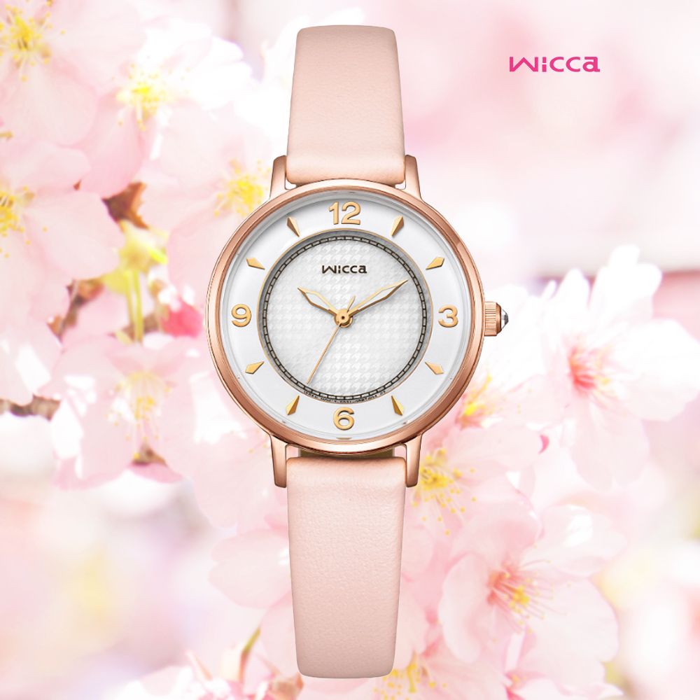 CITIZEN WICCA Wicca 少女系列 台灣限定 太陽能淑女腕錶-粉紅色28.1mm KP3-465-16 七夕 情人節禮物 - PChome 24h購物