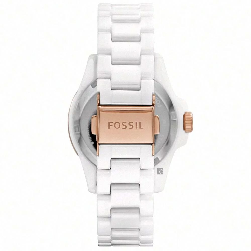 FOSSIL FB-01 白水鬼 清新陶瓷潛水女錶-35mm CE1107 - PChome 24h購物