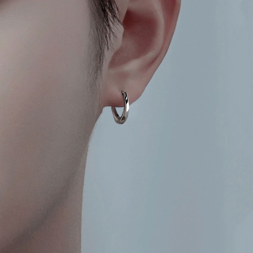 A&R s925純銀立體幾何莫比烏斯耳扣(男女款 中性 抗敏感 耳環 情人節 生日禮物) - PChome 24h購物