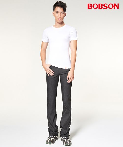 BOBSON 男款伸縮喇叭褲(1680-88) - PChome 24h購物