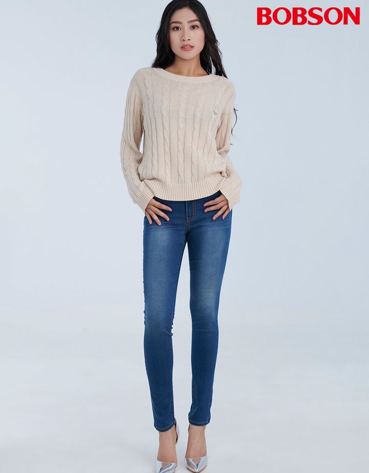 BOBSON 女款AI體控革命窄管褲 (8261-53) - PChome 24h購物