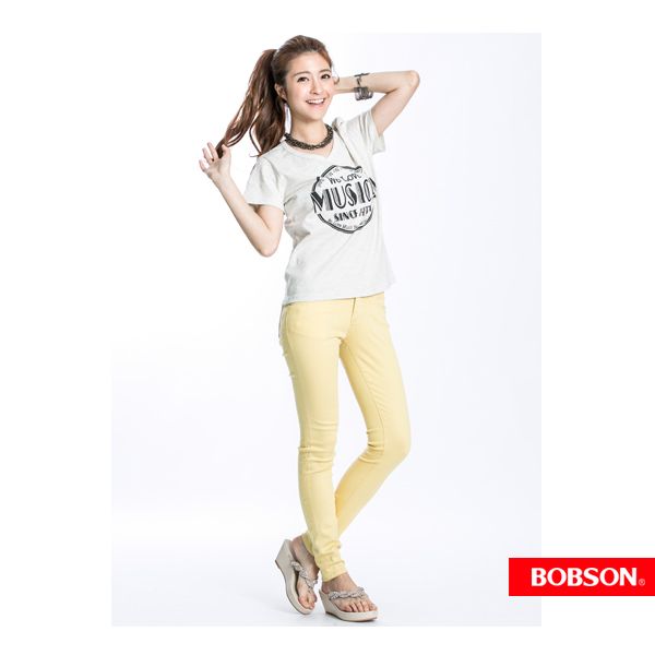 BOBSON 女款短袖印圖T恤(20128-81) - PChome 24h購物