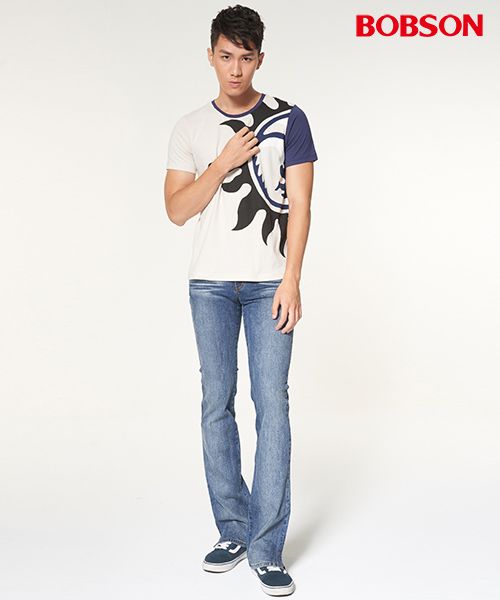 BOBSON 男款貓鬚喇叭褲(1646-58) - PChome 24h購物