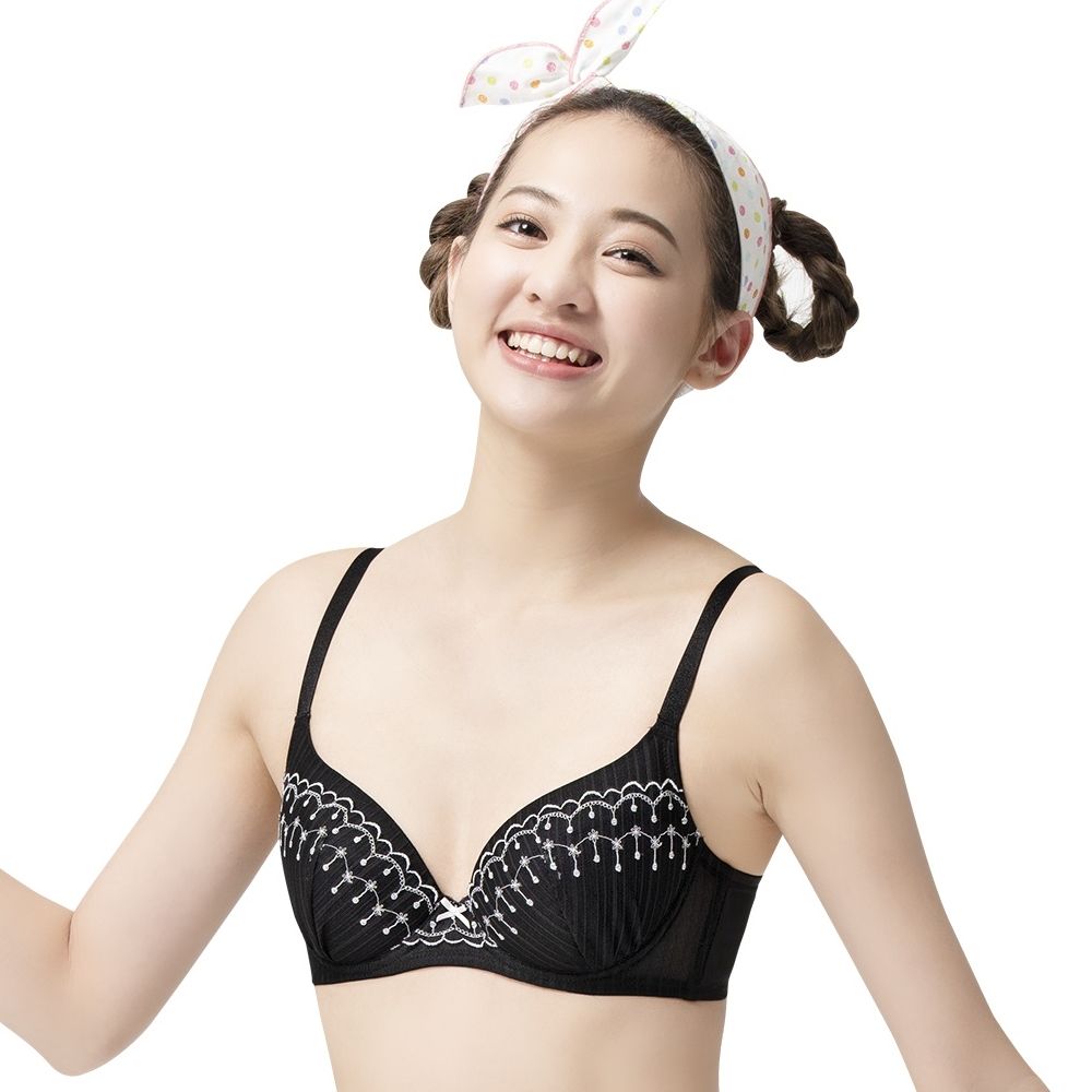 Wacoal 華歌爾 嬪婷-Fun Time Club-輕甜 B-C罩杯內衣(剪影黑) -BB5394BL - PChome 24h購物