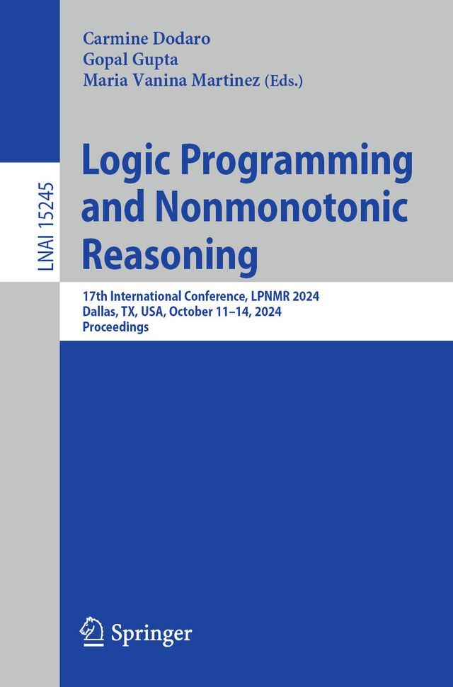 Logic Programming and Nonmonotonic Reasoning(Kobo/電子書) - PChome 24h購物