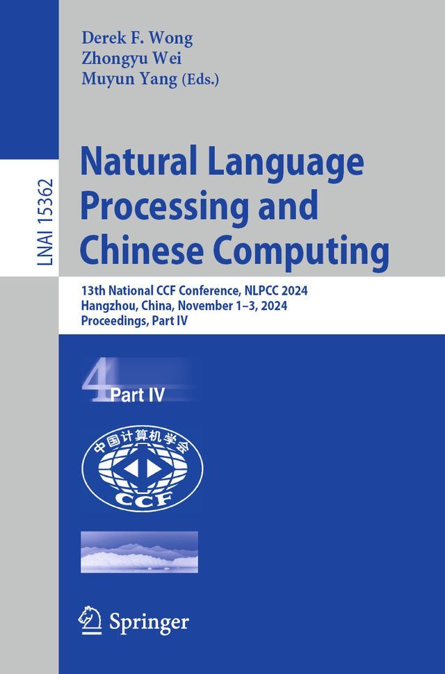 Natural Language Processing and Chinese Computing(Kobo/電子書) - PChome 24h購物