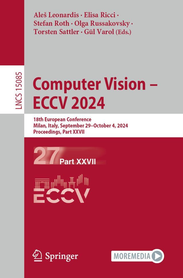 Computer Vision – ECCV 2024(Kobo/電子書) - PChome 24h購物
