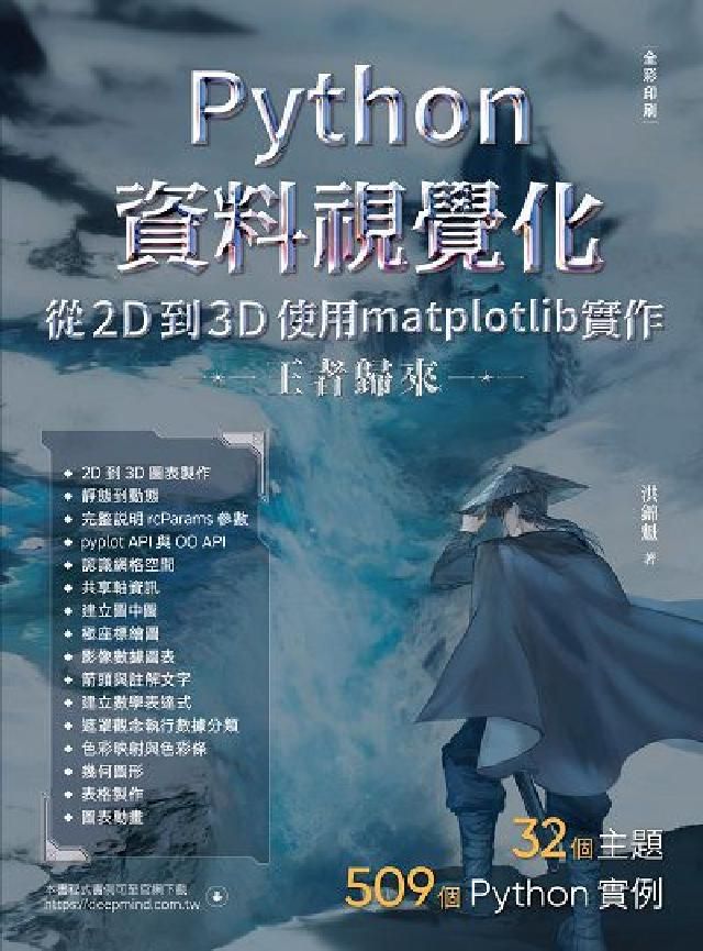 HyRead Python資料視覺化從 2D 到 3D 使用 mat(電子書) - PChome 24h購物