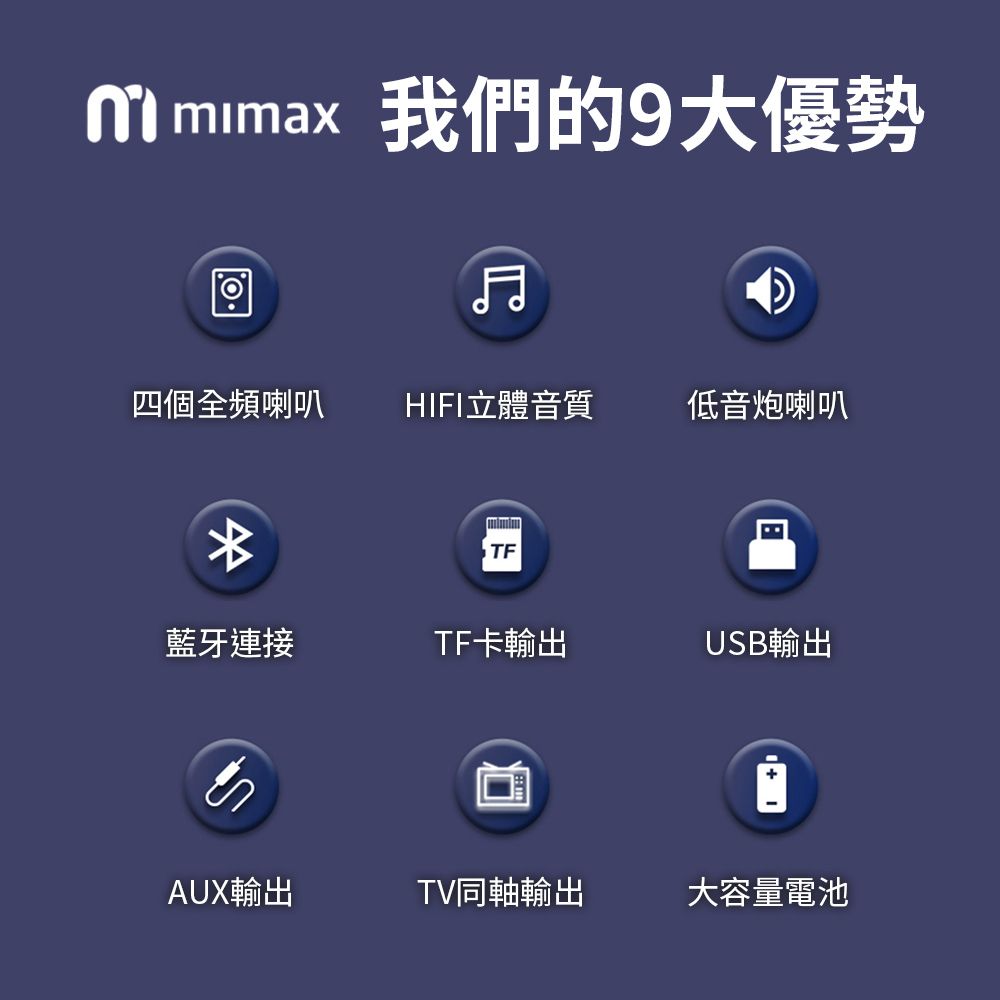 mimax 米覓 家庭電視聲霸藍牙音箱 Live-1T - PChome 24h購物