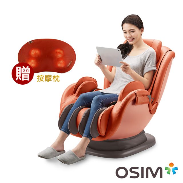 OSIM 音樂花瓣椅 OS-896 + 暖摩枕 OS-102 - PChome 24h購物