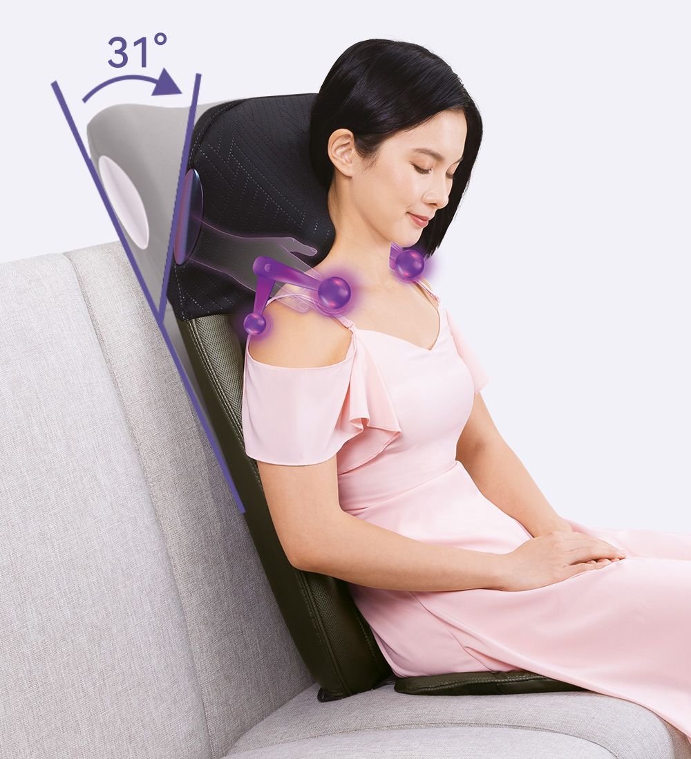 OSIM 智能背樂樂2 OS-290S_溫熱按摩 按摩背墊 按摩椅墊 肩頸按摩 背部按摩 - PChome 24h購物
