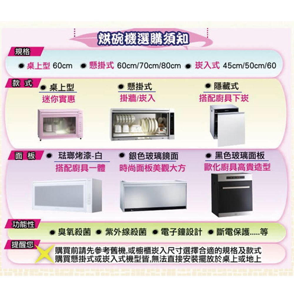 喜特麗 JT-3818QB 懸掛式臭氧殺菌型烘碗機(80CM) - PChome 24h購物
