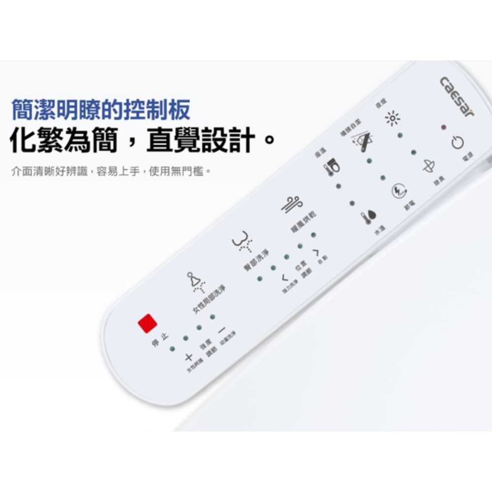 CAESAR 凱薩衛浴 瞬熱式溫水洗淨便座 烘乾功能/觸媒除臭盒(TAF501) - PChome 24h購物