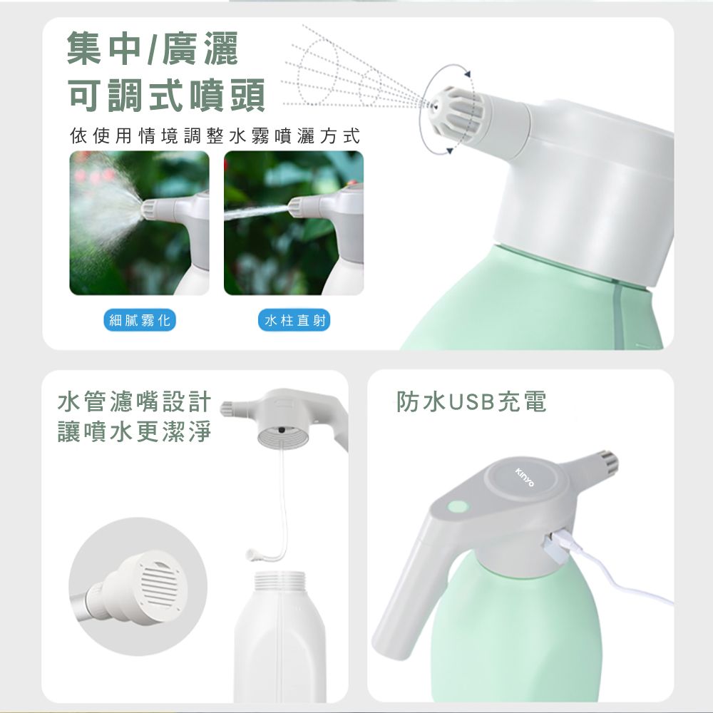 【KINYO】多功能自動噴灑器 KFD-1811 - PChome 24h購物