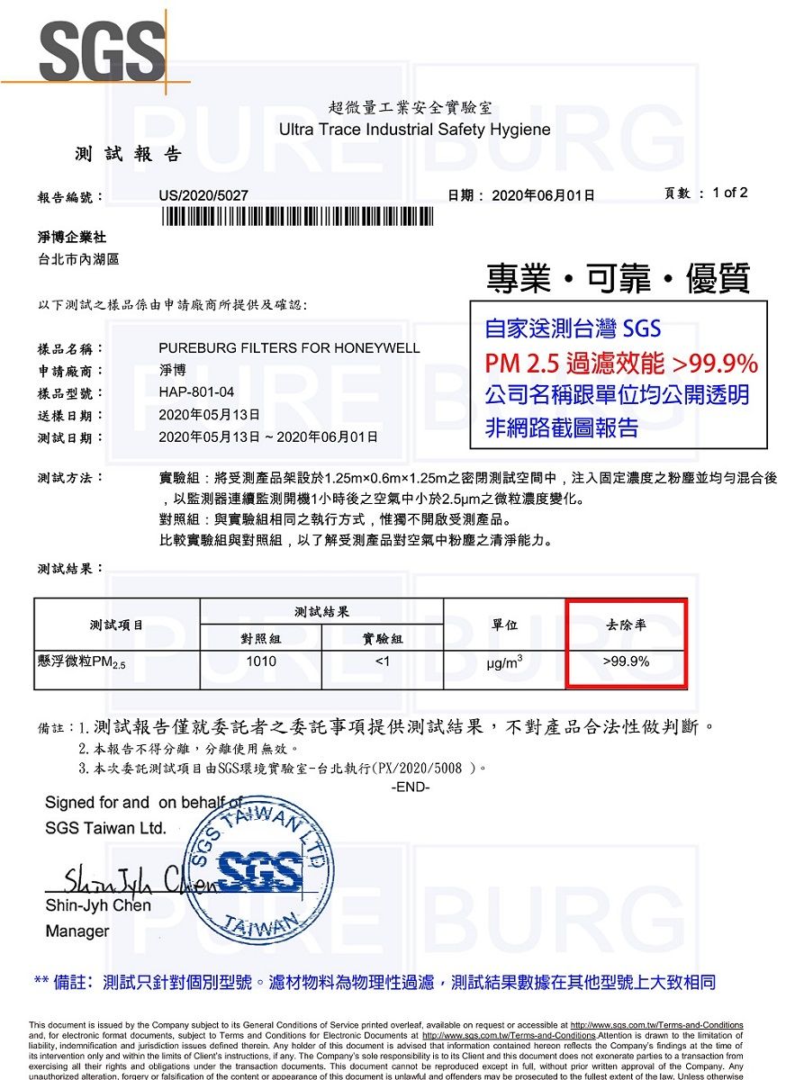 PUREBURG 適用3M全淨型FA-V500空氣清淨機HEPA活性碳2合1濾網濾芯 (2入組) 含RFID晶片 #V500-NWF - PChome 24h購物