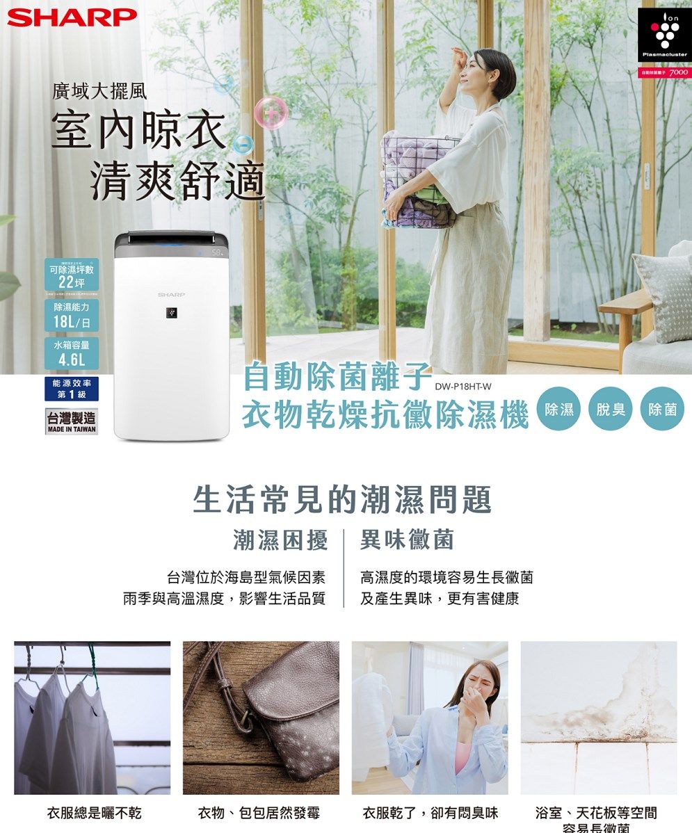 SHARP 夏普 Purefit空氣美學 自動除菌離子空氣清淨機 FP-S90T - PChome 24h購物