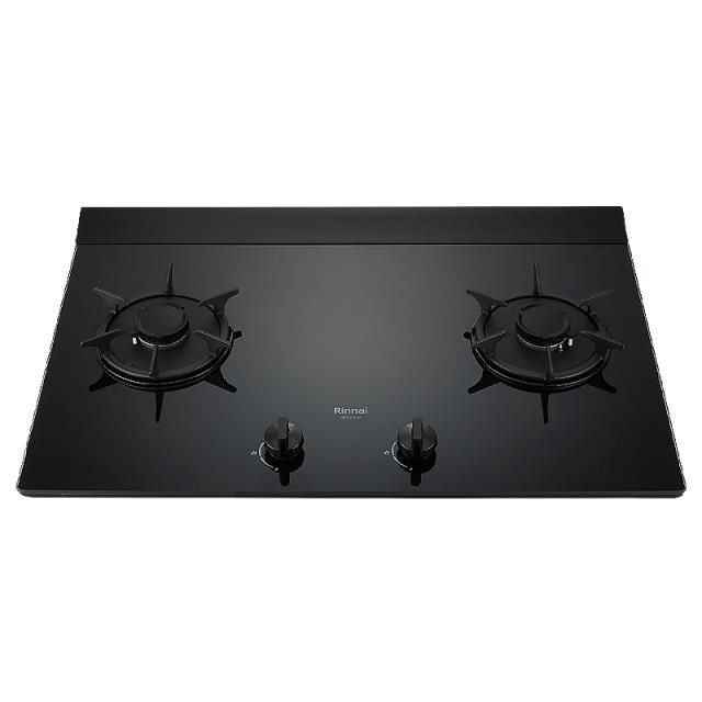 Rinnai 林內 【南紡購物中心】 【RB-L2710G(B)_LPG】檯面式彩焱二口爐 (黑玻)(LED)桶裝瓦斯(含全台安裝) - PChome 24h購物