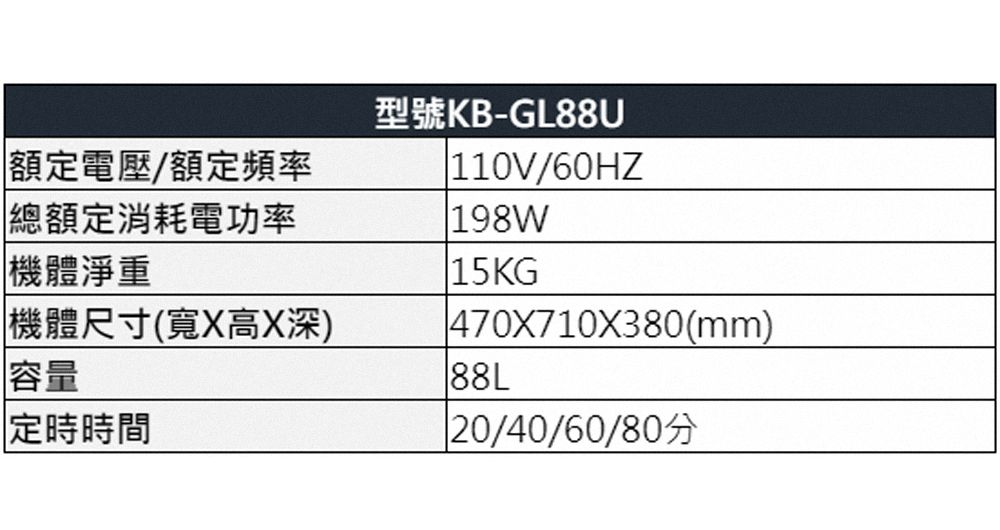 SAMPO 聲寶 88公升四層紫外線烘碗機 KB-GL88U - PChome 24h購物