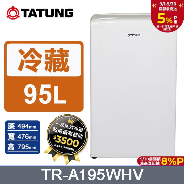 大同95公升單門冰箱 - PChome 24h購物