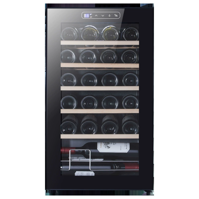 LEZUN 樂尊 70L 24瓶裝酒櫃 壓縮機恒溫紅酒櫃 小型家用紅酒冷藏櫃 冷藏冰箱 酒櫃 - PChome 24h購物