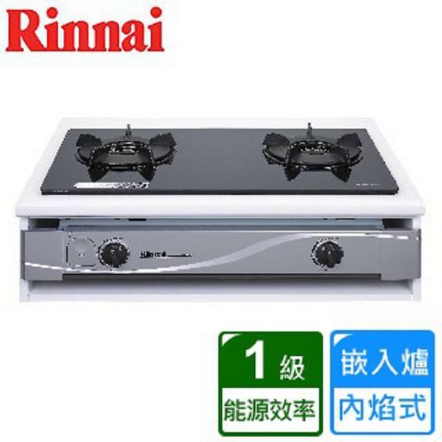 Rinnai 林內 【(限北北基)】RBTS-N201G 嵌入式內焰二口瓦斯爐 - PChome 24h購物