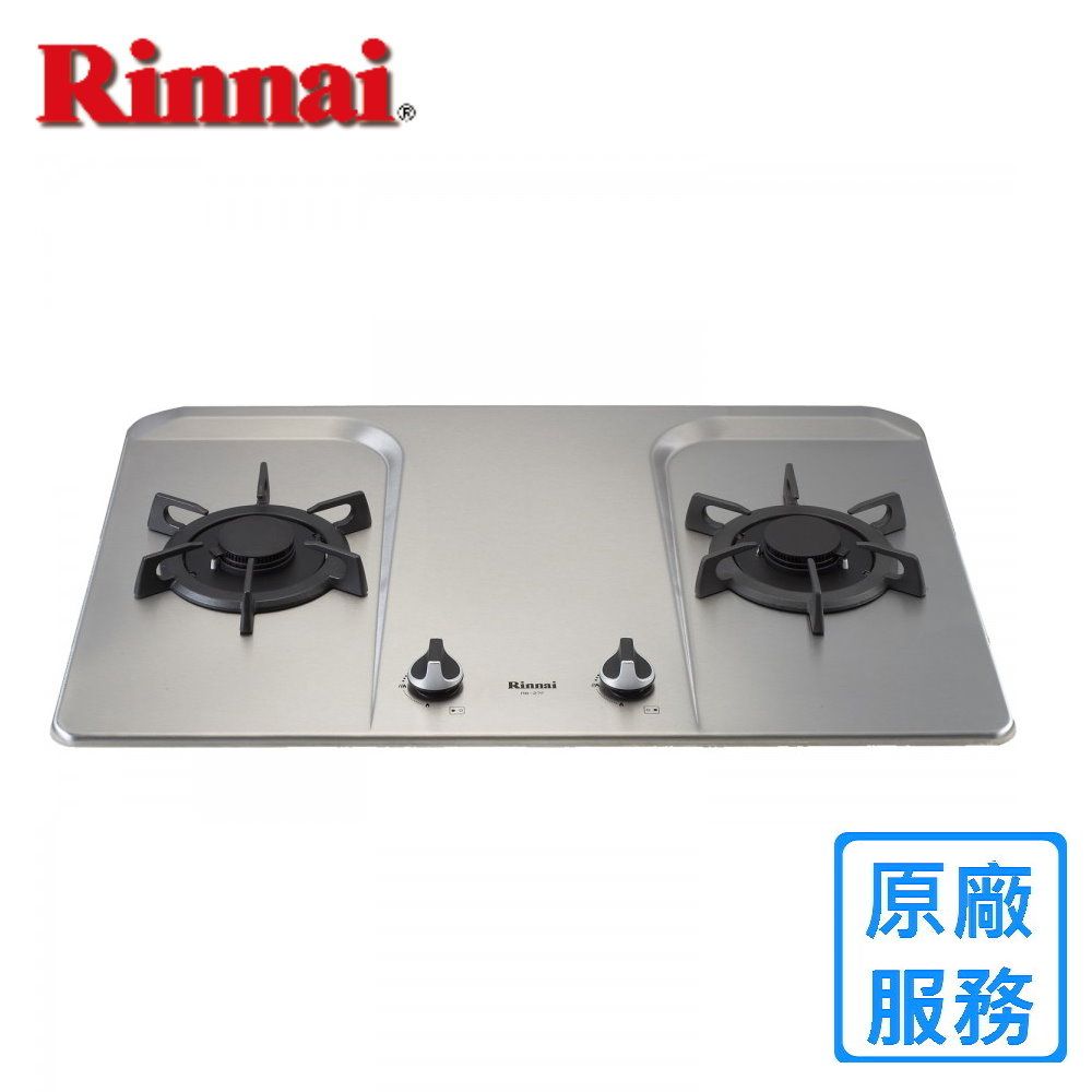 Rinnai 林內 【(全國安裝)】RB-27F 檯面式LOTUS二口爐 - PChome 24h購物