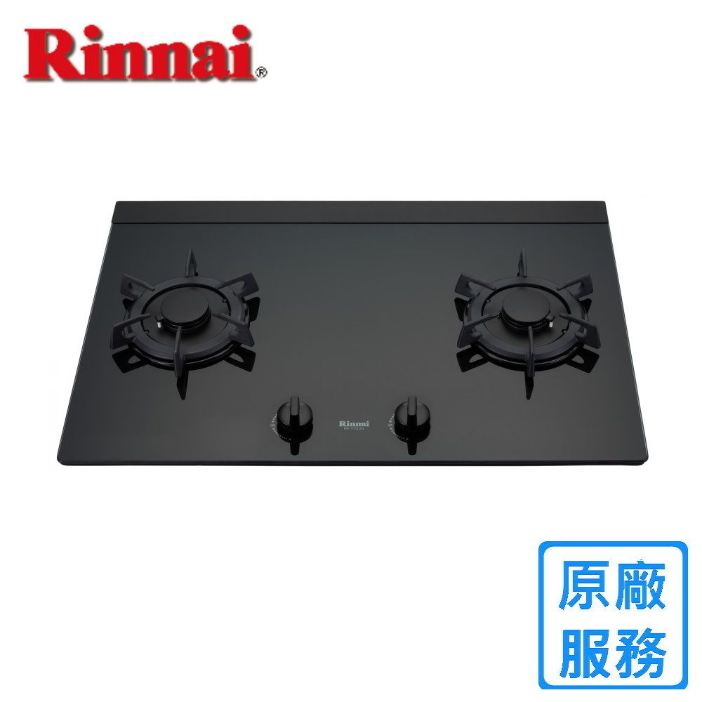 Rinnai 林內 【(全國安裝)】RB-F212GB 雙口LOTUS 玻璃檯面爐(天然瓦斯) - PChome 24h購物
