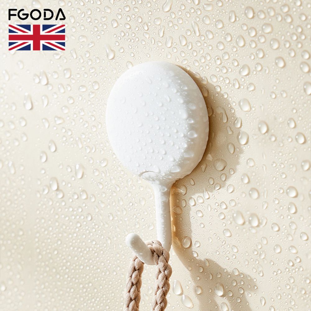 【英國FGODA】無痕免鑽釘壁掛式圓形掛勾(4入裝)x3包 - PChome 24h購物