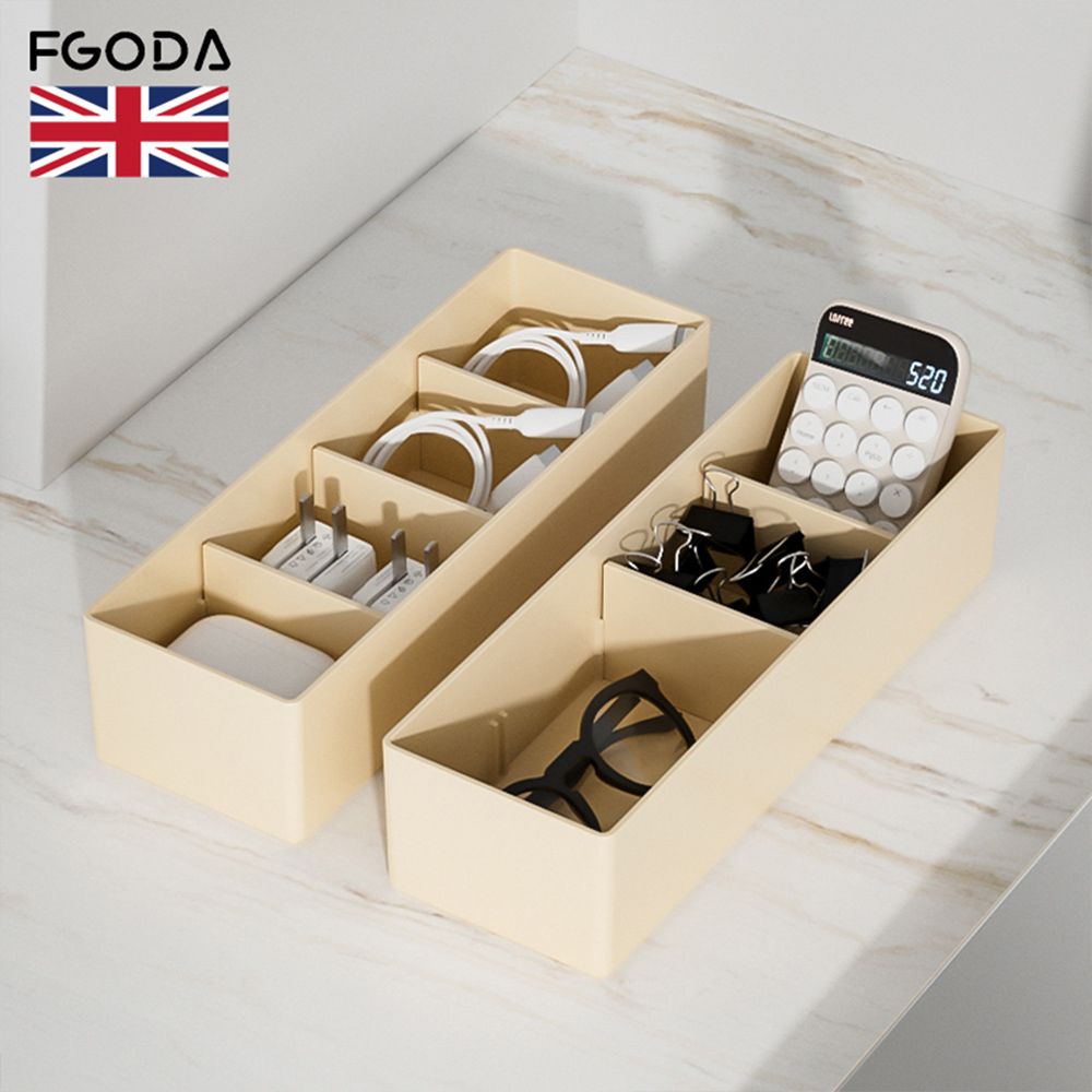 【英國FGODA】抽屜用分隔收納盒/多格整理盒(小款)-3入 - PChome 24h購物