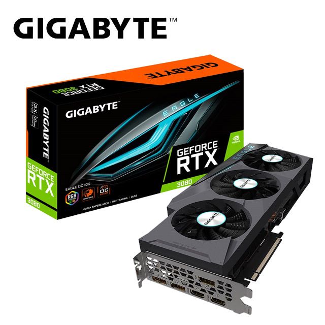 GIGABYTE 技嘉 GeForce RTX 3080 EAGLE 10G+Z590+H510M - PChome 24h購物