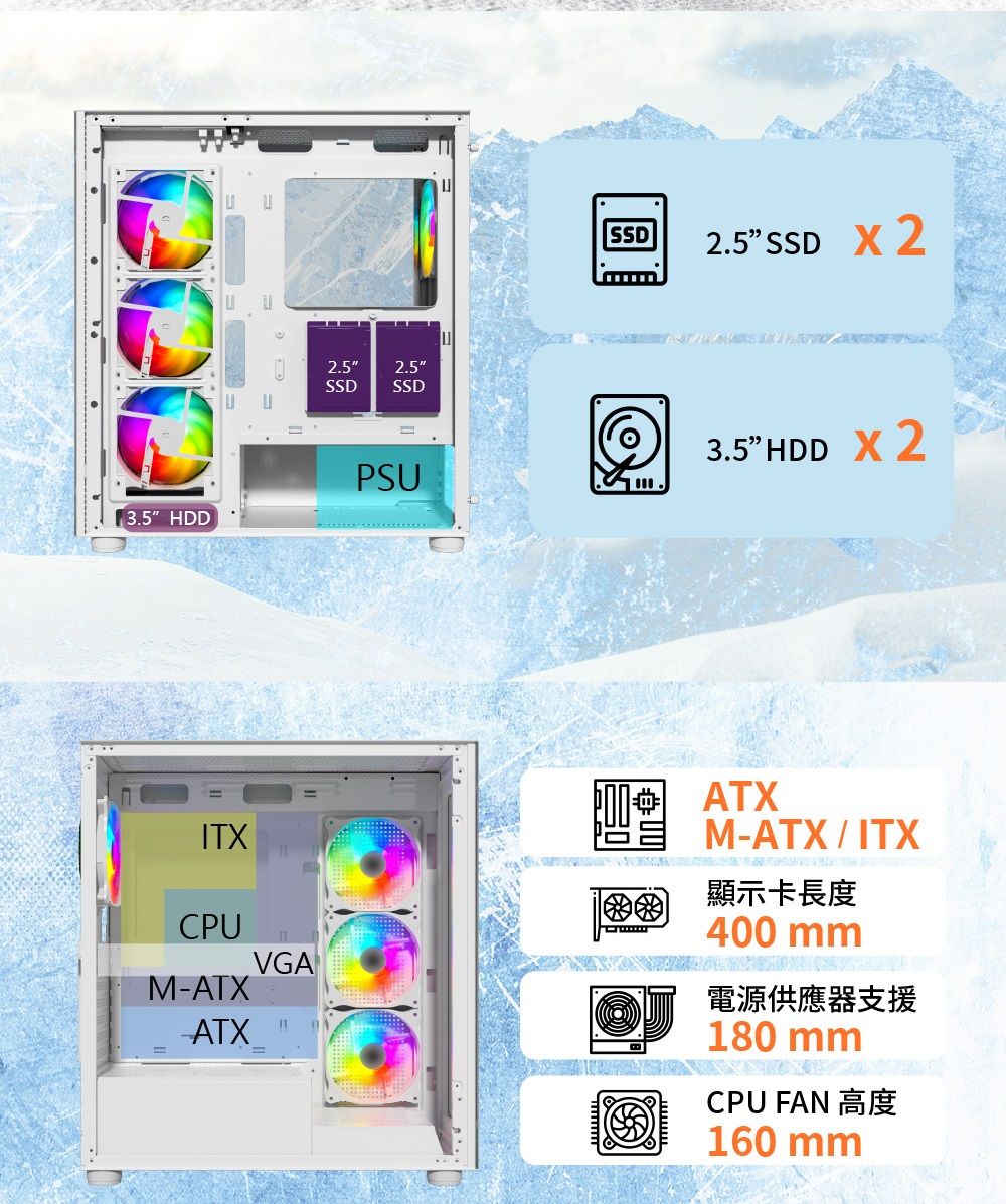 【BHC 秉鑫電腦】290XL-9 電腦機箱 白色 - PChome 24h購物