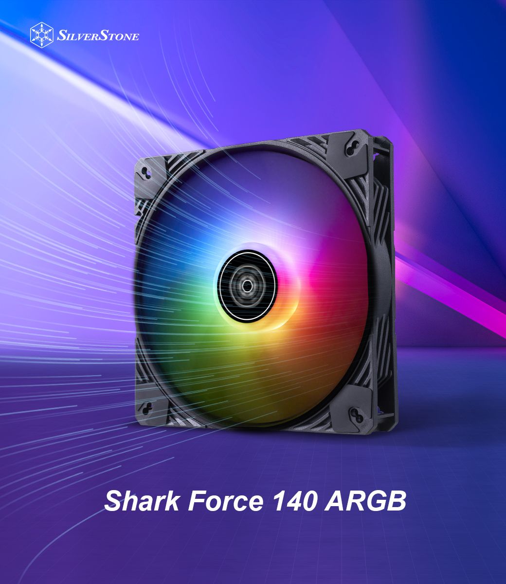 SilverStone 銀欣 Shark Force 140 ARGB 140mm PWM高效能ARGB風扇 - PChome 24h購物