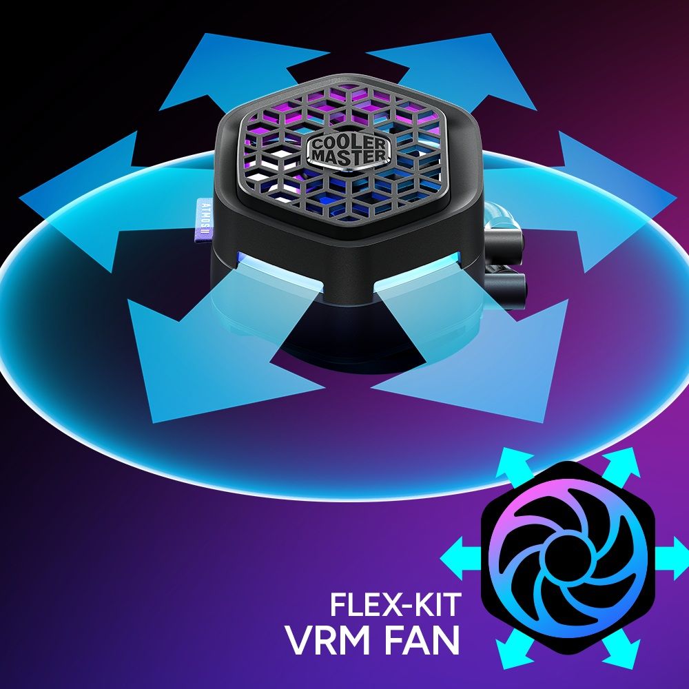 Cooler Master 酷碼 MasterLiquid 360 Atmos II VRM Fan ARGB 黑色 - PChome 24h購物