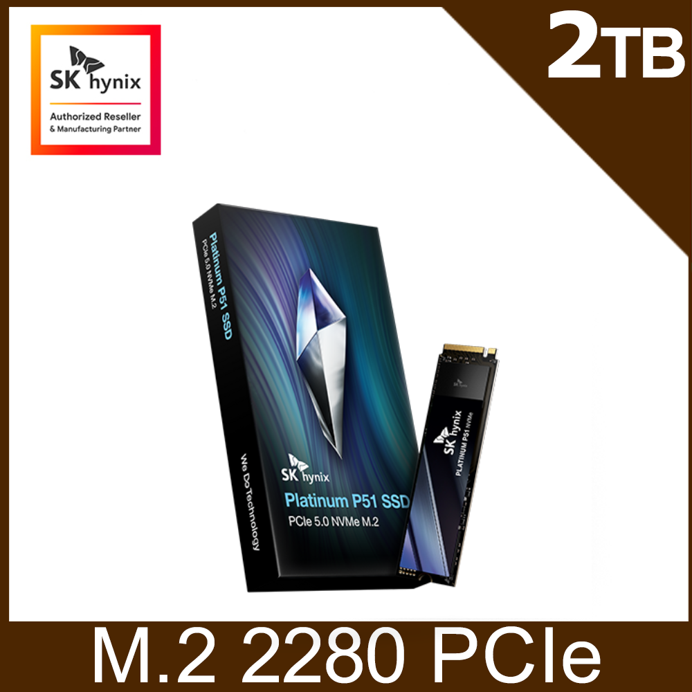 SK hynix 海力士 Platinum P51 2TB M.2 PCIe Gen5 SSD固態硬碟 5年保固 - PChome 24h購物