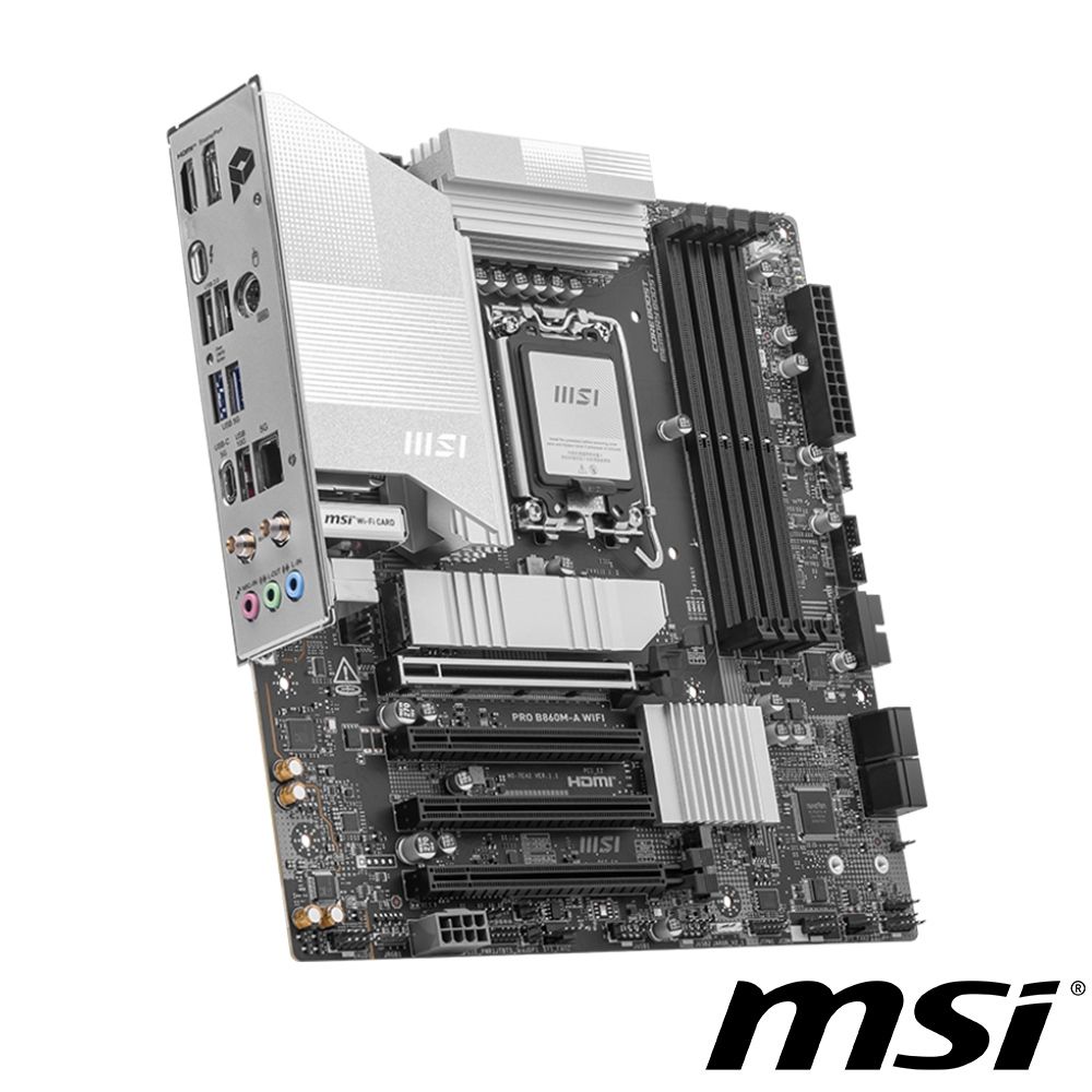 MSI 微星 PRO B860M-A WIFI 主機板 - PChome 24h購物