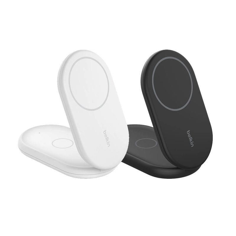 BELKIN BoostCharge 2合1 Qi2 15W磁力可摺疊無線充電器 WIZ028 - PChome 24h購物