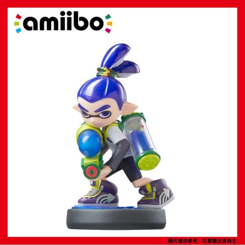 amiibo 任天堂 NS Amiibo 斯普拉遁系列 墨魚男孩S1 藍髮男孩 漆彈大作戰 - PChome 24h購物